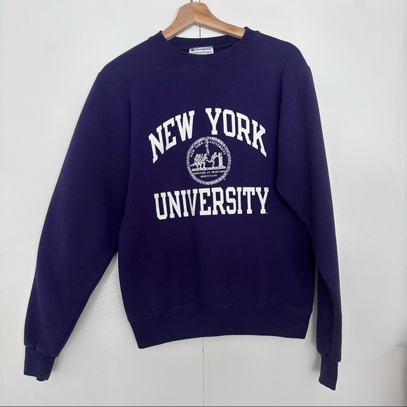 Sweaters | Vintage Nyu Sweatshirt | Poshmark